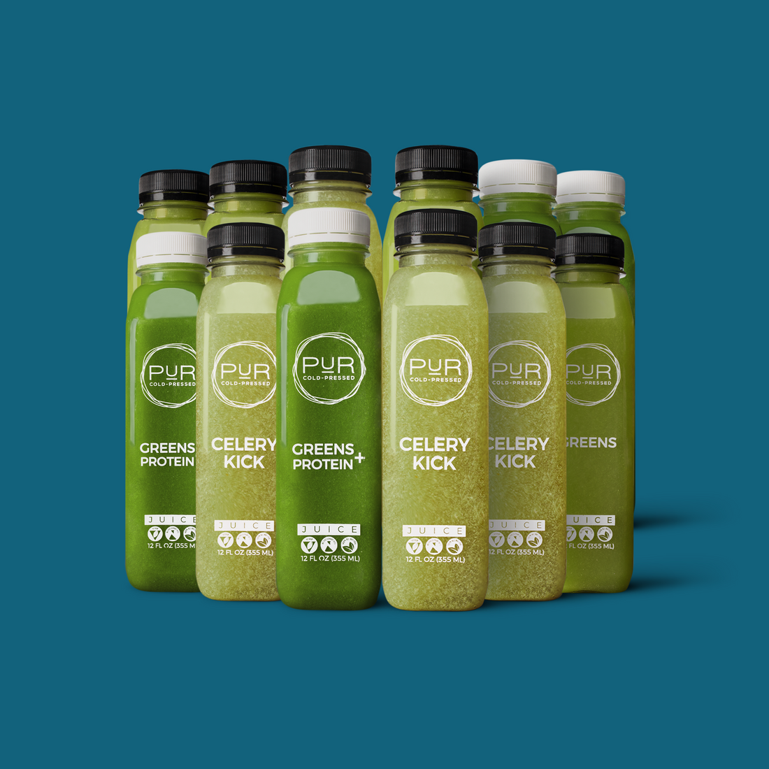 Ultimate Cold Pressed Juice Cleanse with Wellness Shots | PUR – PUR ...