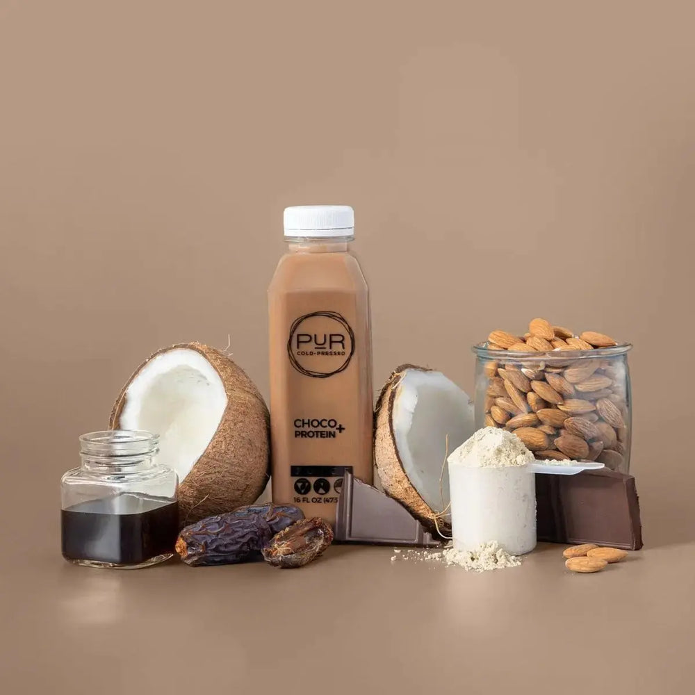 Chocolate Almond Milk with Protein – Cold-Pressed, Vegan & Delicious